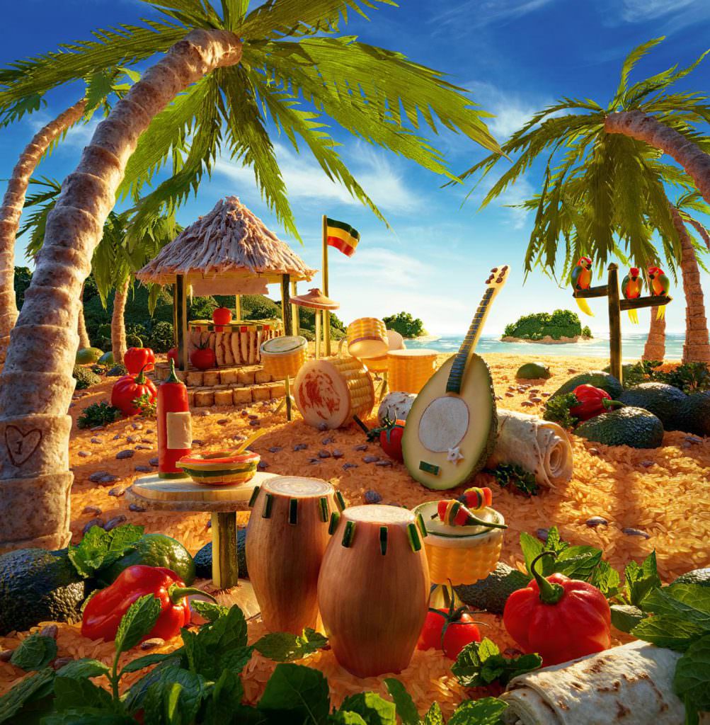 Reggae Beach - Carl Warner