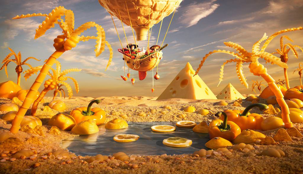 Yellow Oasis - Carl Warner